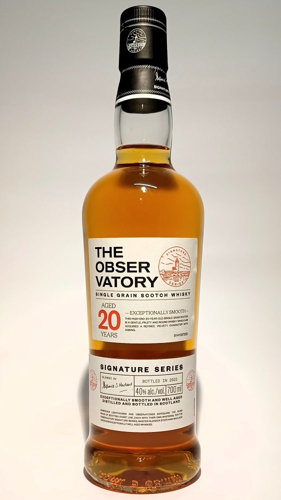 The Observatory 20 ans Single grain scoth whisky - La Cave de Maintenon